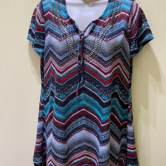Cato | Tops | Cato Aztec Design Womens Tops L | Poshmark